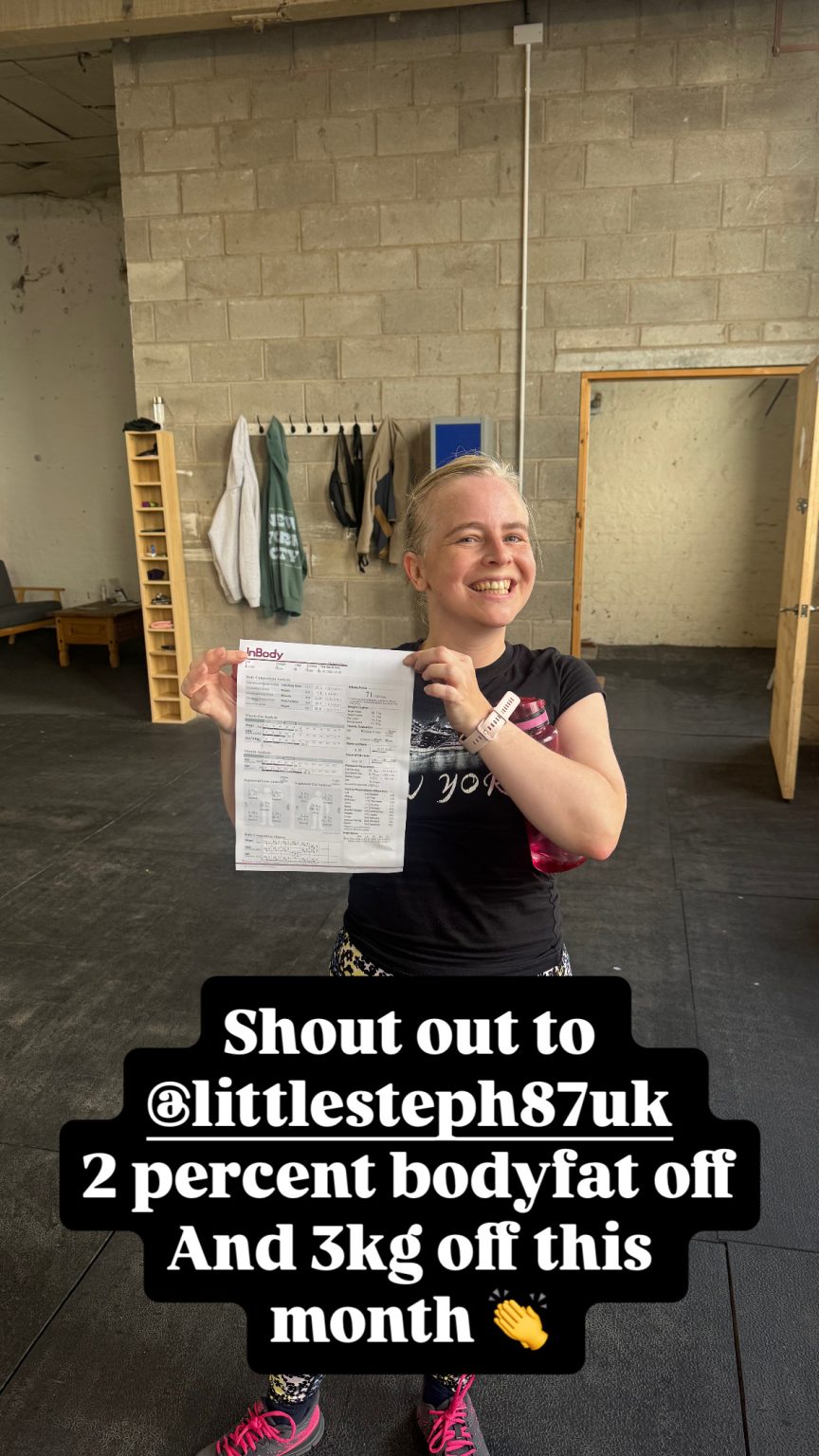 2kg Down and 3% Body Fat Lost in Just One Month – Steph’s Success Story ...